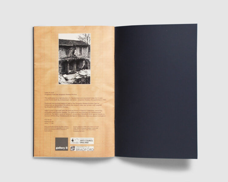 Index: A Land. Fragments from the Jacquetta Hawkes Archive – malenki.net